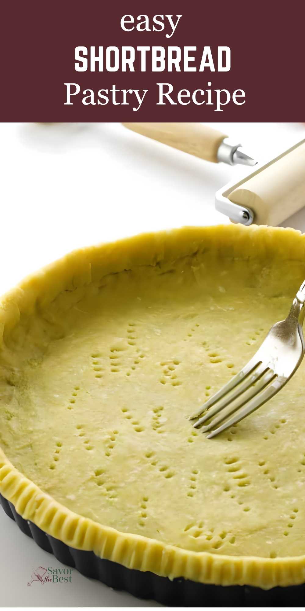 Easy Shortbread Pastry Crust - Savor the Best