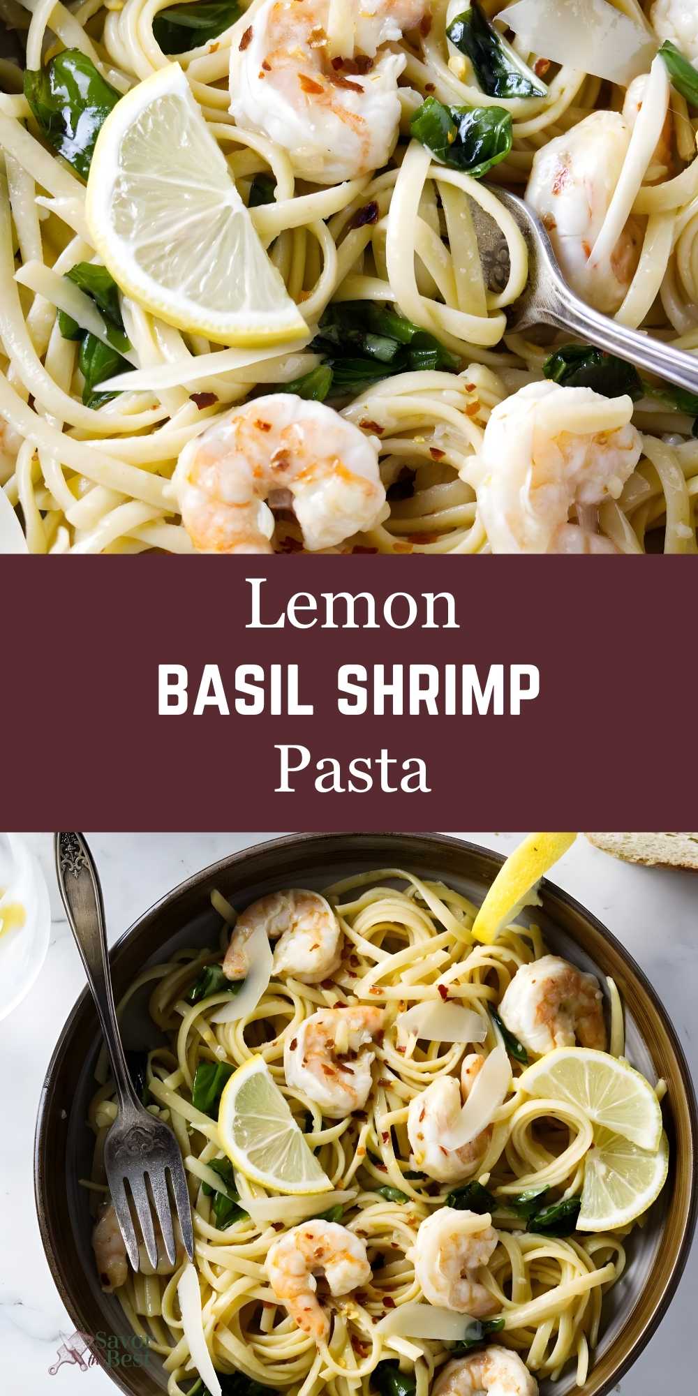 Lemon Basil Shrimp Pasta - Savor the Best
