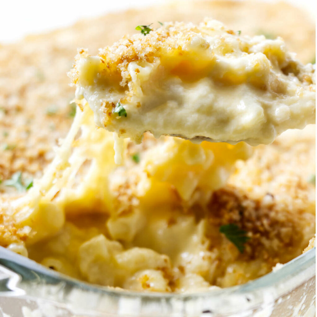 Four Cheese Baked Mac and Cheese - Savor the Best
