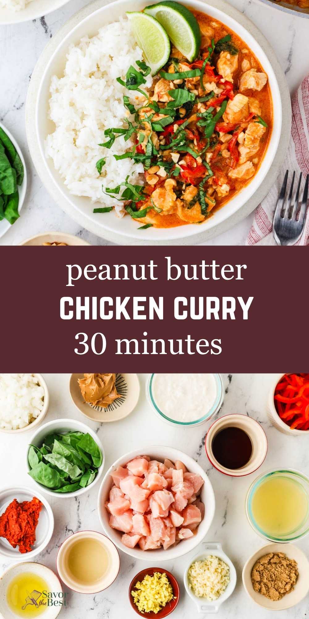 Peanut Butter Chicken Curry - Savor the Best